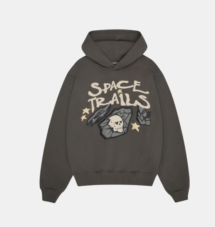 Broken Planet Market Space Trails Beluga Grey Hoodie