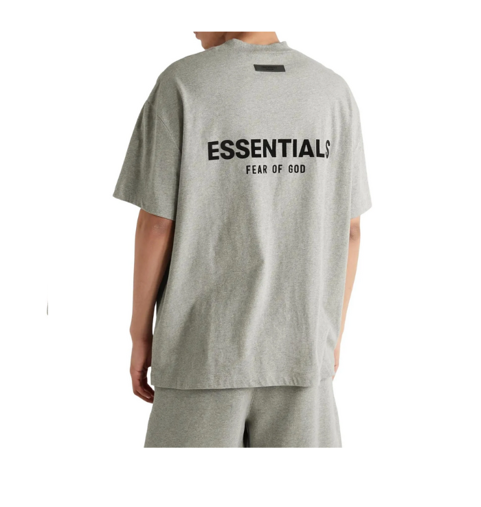 Fear of God Essentials Short Set 'Dark Heather Oatmeal' (SS22 ...